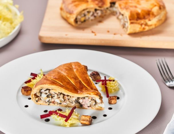 Découvrez cette recette de tourte lorraine, signée Michel Roth